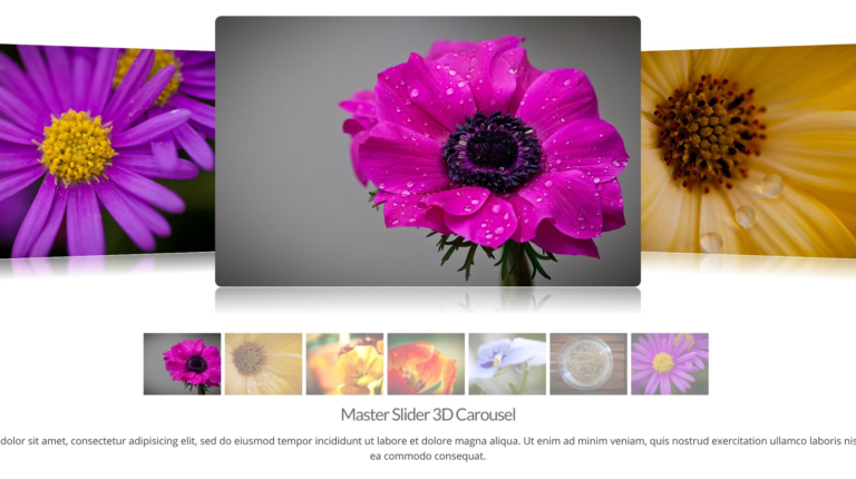 Free Full Width Slider With Thumbs Master Slider Plugin