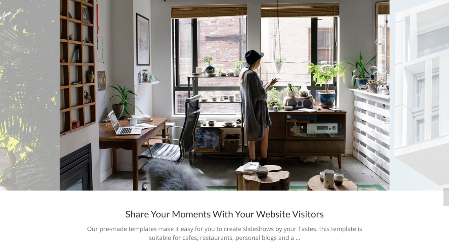 Slider with Horizontal Tabs Template - Master Slider Plugin